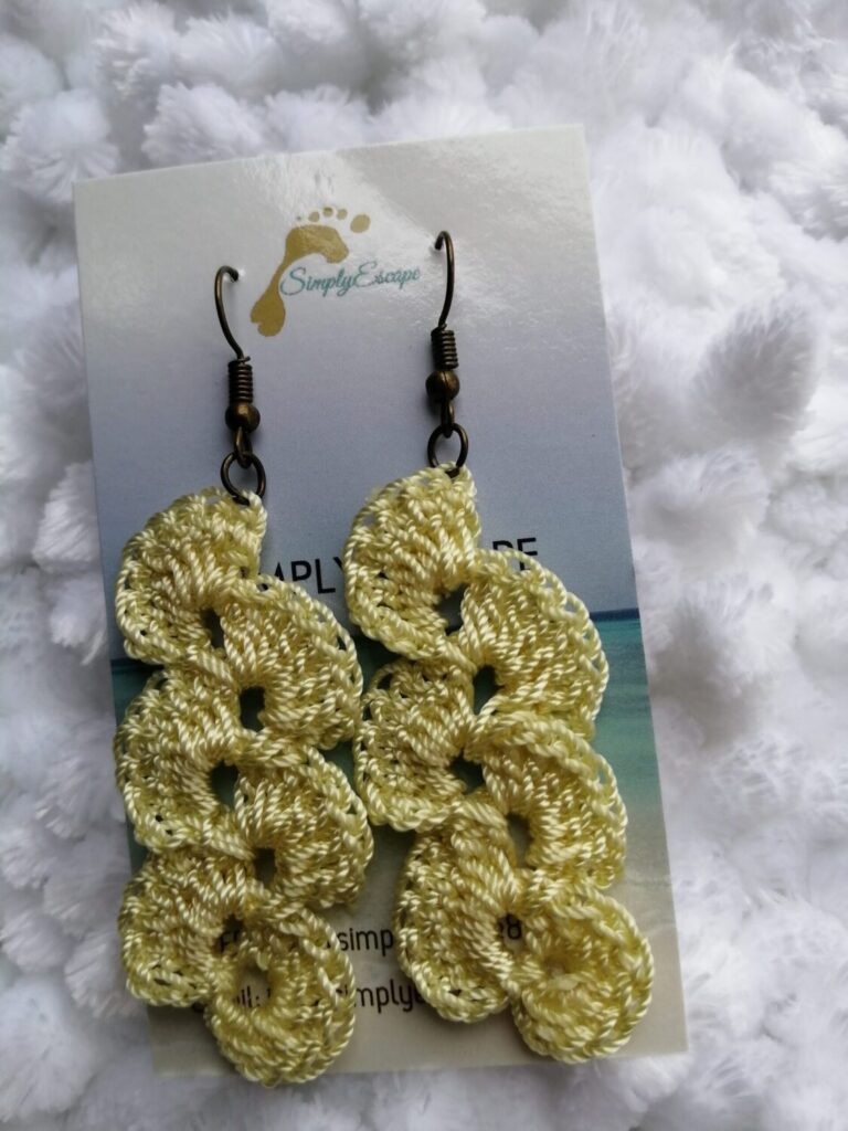 Crochet Shell Earring - ShopCaribe
