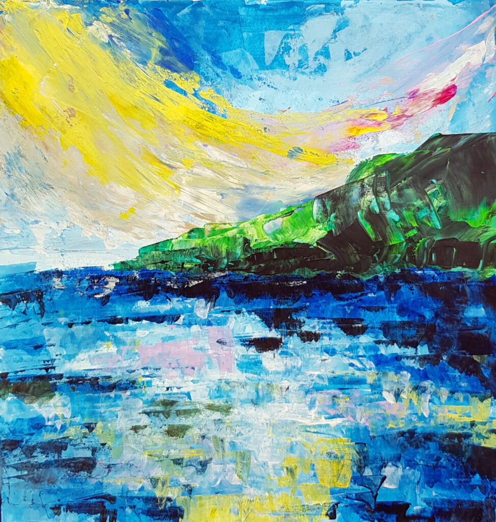 Tropical Island Seascape Painting - ShopCaribe